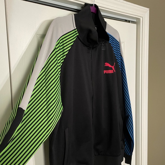 Puma | Jackets & Coats | Mens Puma Tech Fleece Style Jacket | Poshmark